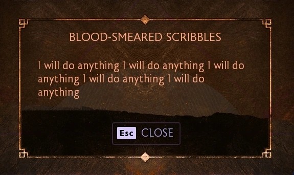 Note: Blood-Smeared Scribbles | Dragon Age Wiki | Fandom