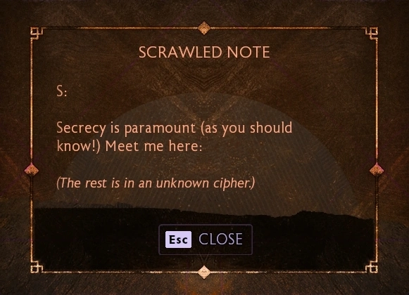 Note: Scrawled Note (Drowned District) | Dragon Age Wiki | Fandom