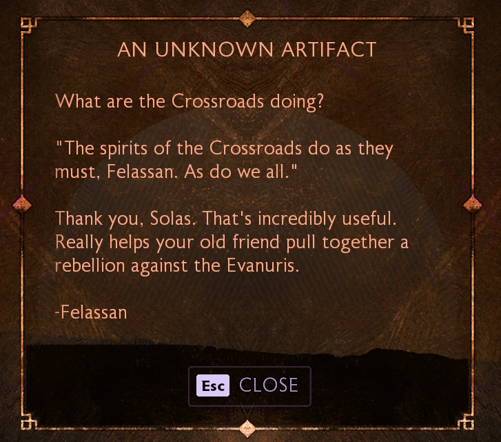 Note: An Unknown Artifact | Dragon Age Wiki | Fandom