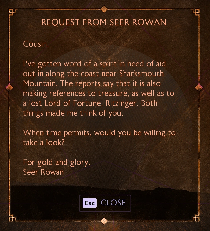 Note: Request from Seer Rowan | Dragon Age Wiki | Fandom