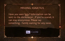Note: Missing: Ignatius | Dragon Age Wiki | Fandom