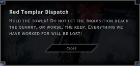 Note: Red Templar Dispatch | Dragon Age Wiki | Fandom