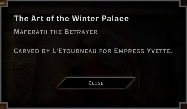 Note: The Art of the Winter Palace (Maferath) | Dragon Age Wiki | Fandom