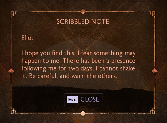 Note Scribbled Note Waterfront Glades Dragon Age Wiki Fandom