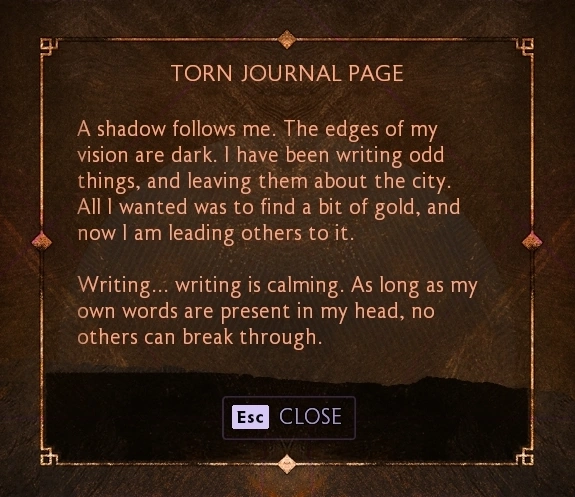 Note: Torn Journal Page (Catacombs) | Dragon Age Wiki | Fandom