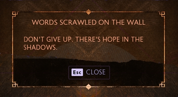 Note Words Scrawled On The Wall Dragon Age Wiki Fandom