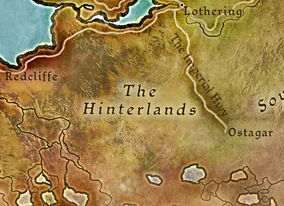Dai Hinterlands Map Redcliffe Village | Dragon Age Wiki | Fandom