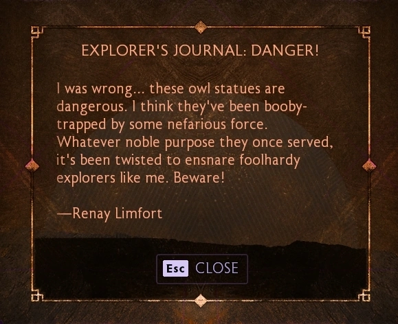 Note: Explorer's Journal: Danger! | Dragon Age Wiki | Fandom