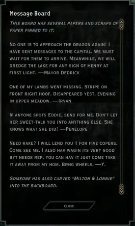 Note: Message Board | Dragon Age Wiki | Fandom