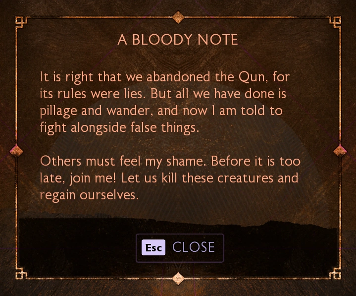 Note: A Bloody Note | Dragon Age Wiki | Fandom