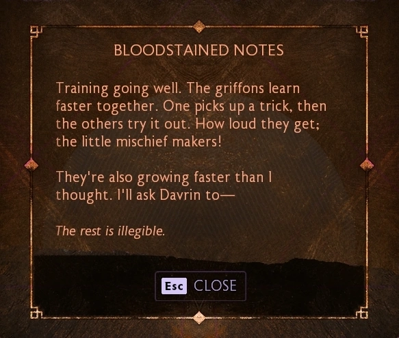 Note: Bloodstained Notes | Dragon Age Wiki | Fandom