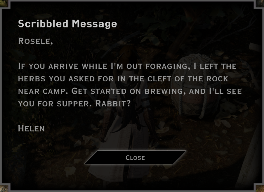 Note Scribbled Message Dragon Age Wiki Fandom