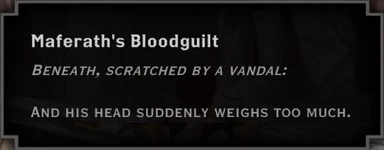 Note: The Avenue of Her Reflective Thought | Dragon Age Wiki | Fandom