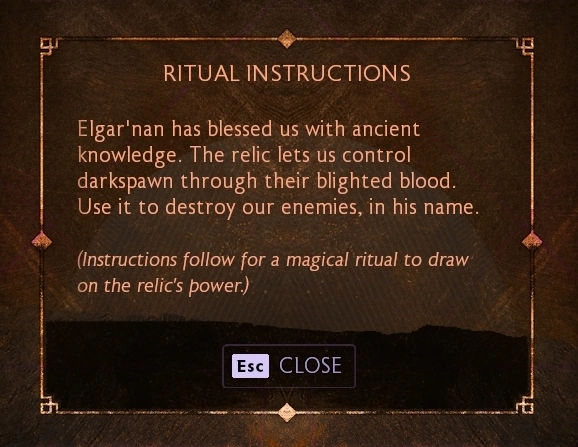Note: Ritual Instructions | Dragon Age Wiki | Fandom