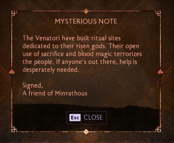Note: Mysterious Note (Glandivalis Square) | Dragon Age Wiki | Fandom