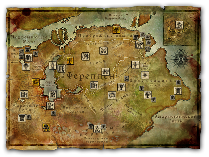 Карта мира Origins Dragon Age Wiki Fandom
