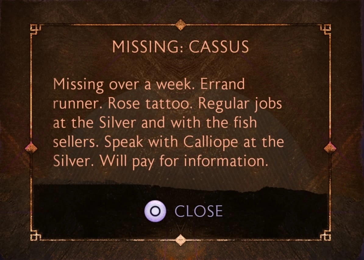 Note: Missing: Cassus | Dragon Age Wiki | Fandom
