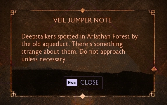 Note: Veil Jumper Note | Dragon Age Wiki | Fandom