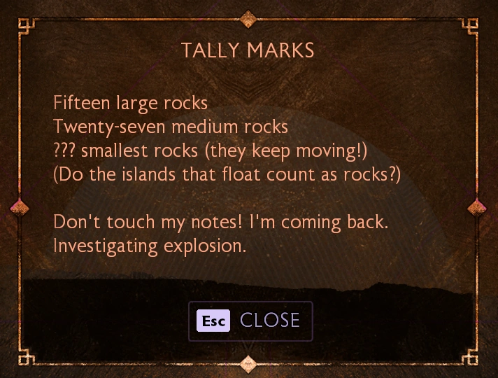 Note: Tally Marks | Dragon Age Wiki | Fandom