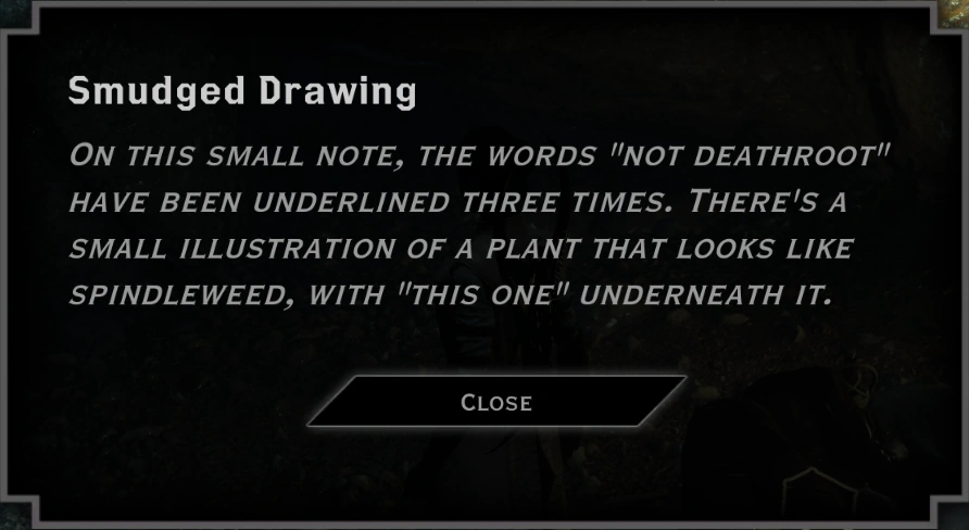 Note: Smudged Drawing | Dragon Age Wiki | Fandom