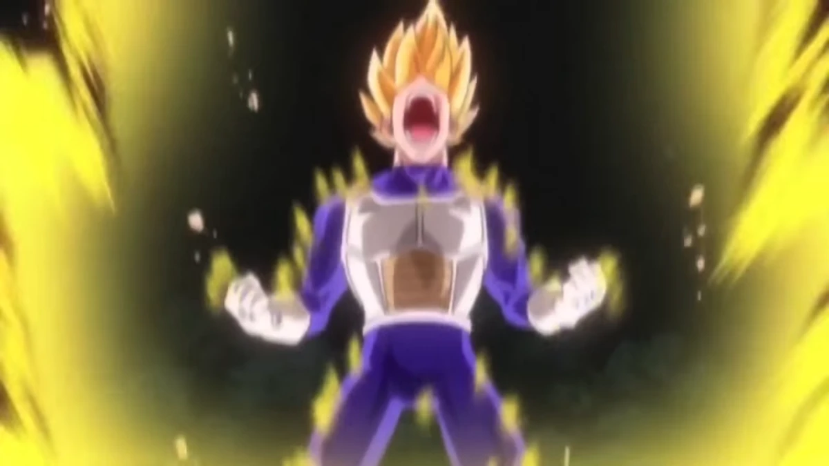 Bulma Vegeta Fighting