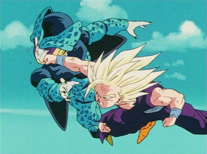 Gohan Super Saiyan 2 Vs Cell Jr