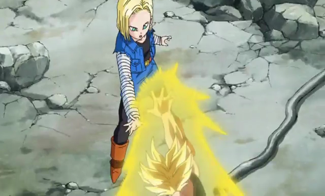 Android 18 Vs Trunks