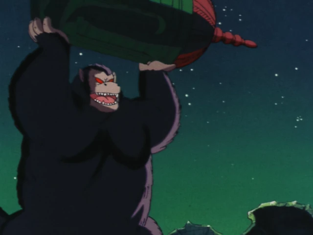 Dbz Great Ape Rock Throw