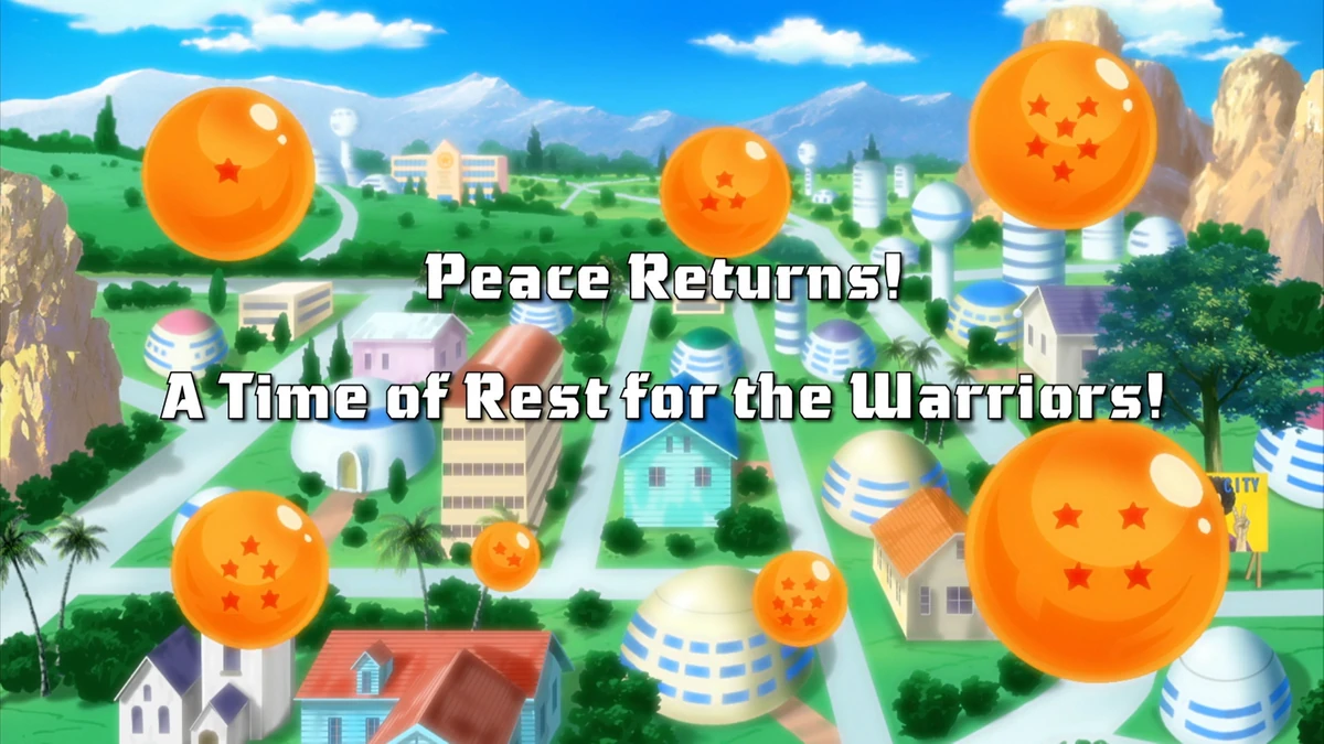Peace Returns! A Time of Rest for the Warriors! | Dragon Ball Wiki | Fandom