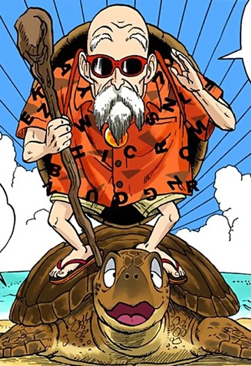 Evolución De Dragon Ball Maestro Roshi