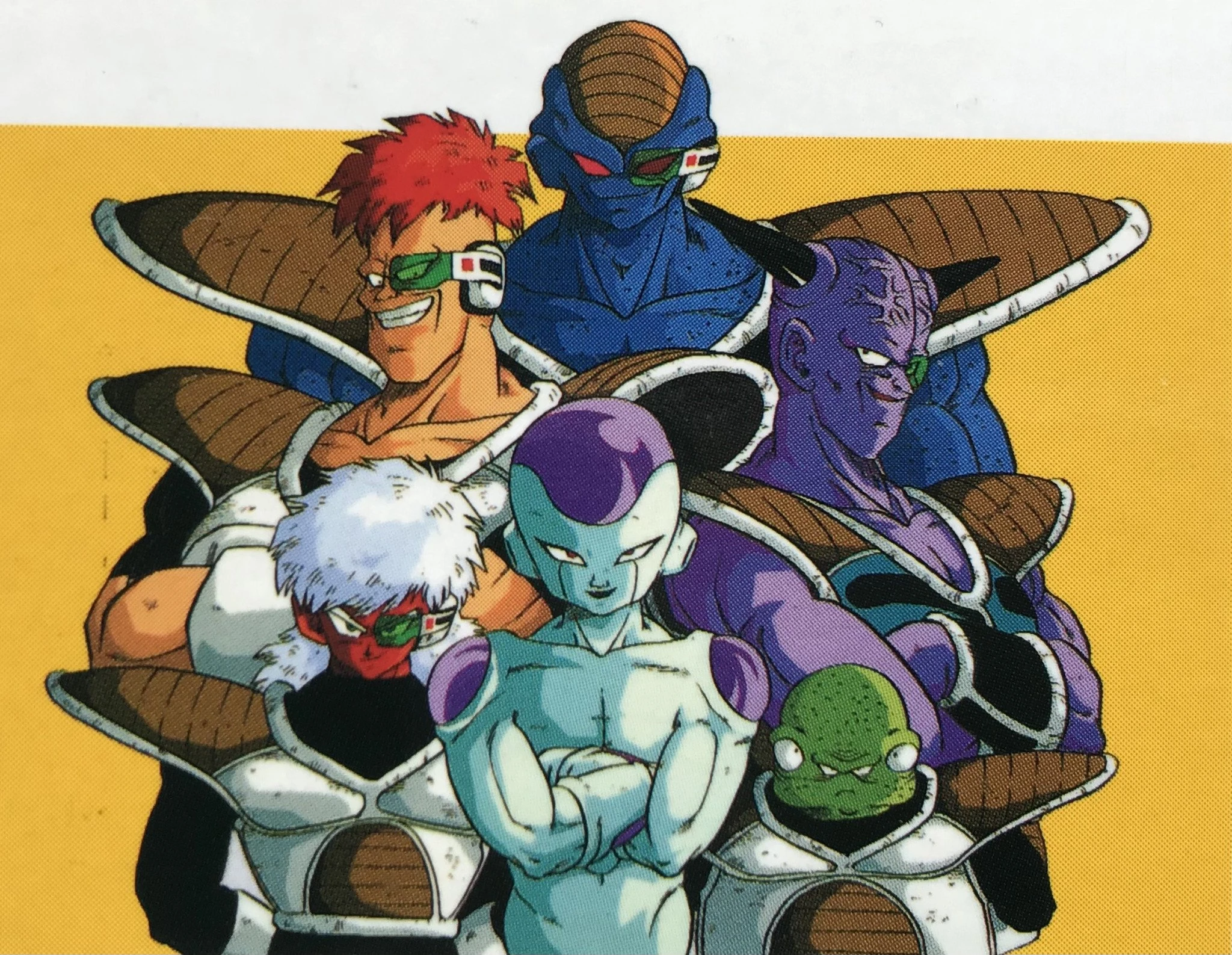 dragon ball z coloring pages ginyu force