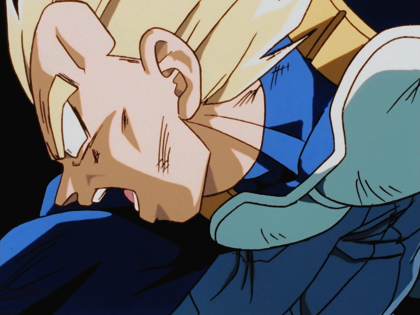 trunks dies vegeta attacks cells