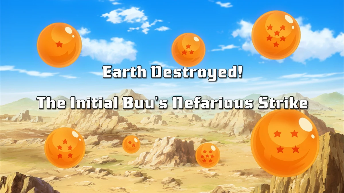 Earth Destroyed! The Initial Buu's Nefarious Strike | Dragon Ball Wiki ...