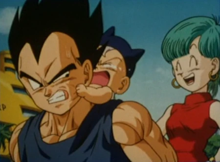 Vegeta And Baby Trunks