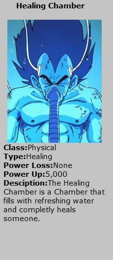 Healing Chamber Card | Dragon Ball Card Wiki | Fandom