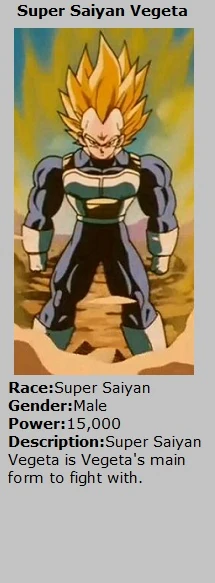 Super Saiyan Vegeta Card | Dragon Ball Card Wiki | Fandom