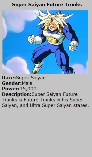 Super Saiyan Future Trunks Card | Dragon Ball Card Wiki | Fandom