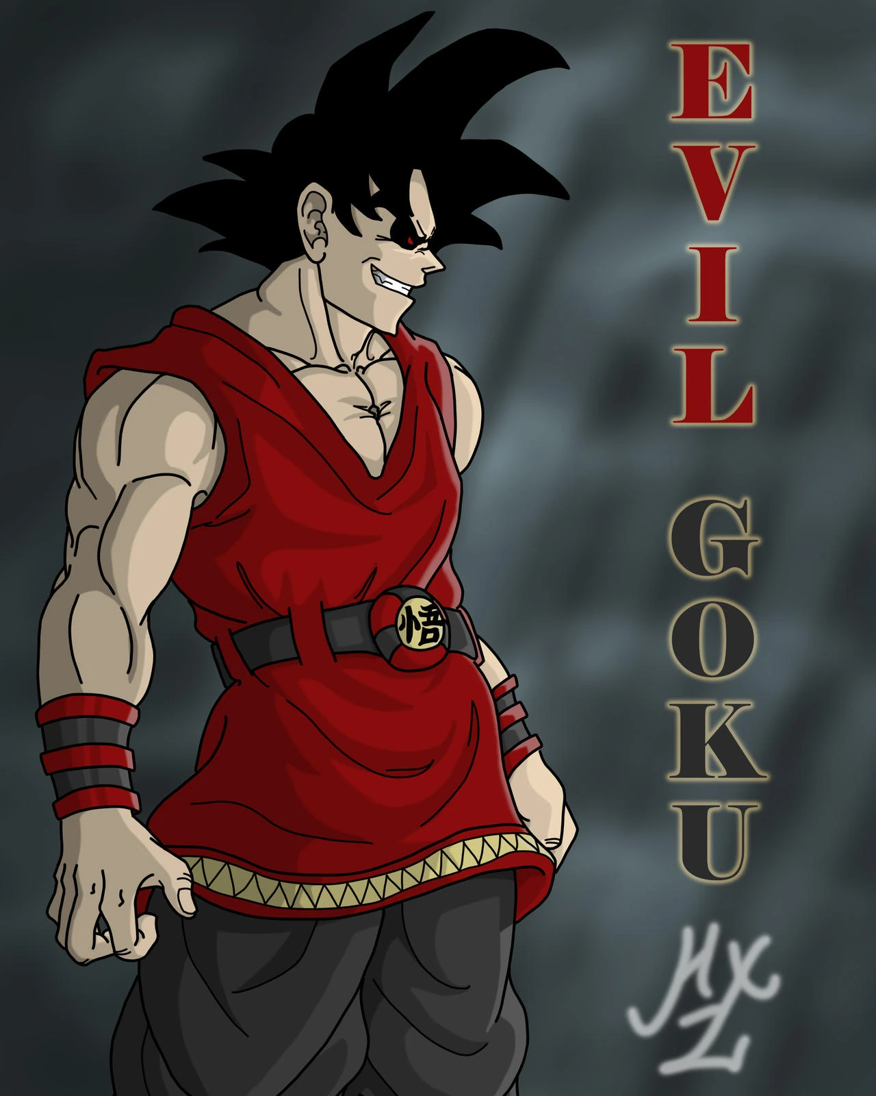 Evil Goku Dragon Ball Fanon Wiki The Strongest Super Saiyan Forms