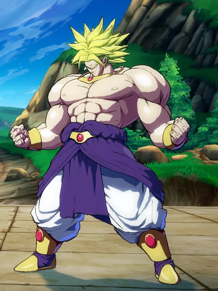 dbz broly coloring pages