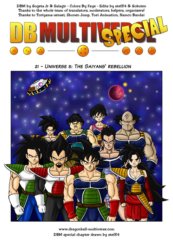 Universe 3: The Saiyans' rebellion | Dragon Ball Multiverse Wiki | Fandom