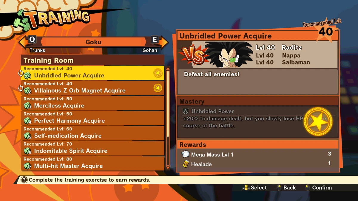 Training Room | DragonballZ:Kakarot Wiki | Fandom