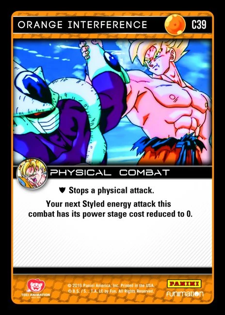 Orange Interference | DragonBallZTCG Wiki | Fandom