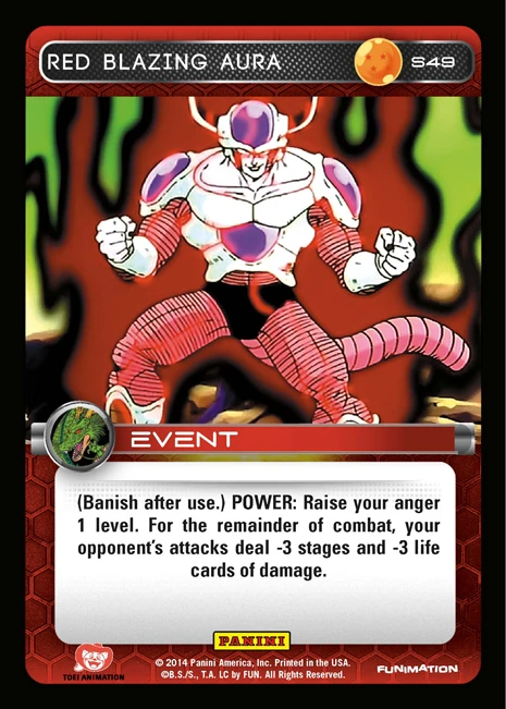 Red Blazing Aura | DragonBallZTCG Wiki | Fandom
