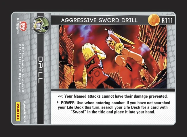 Aggressive Sword Drill | DragonBallZTCG Wiki | Fandom