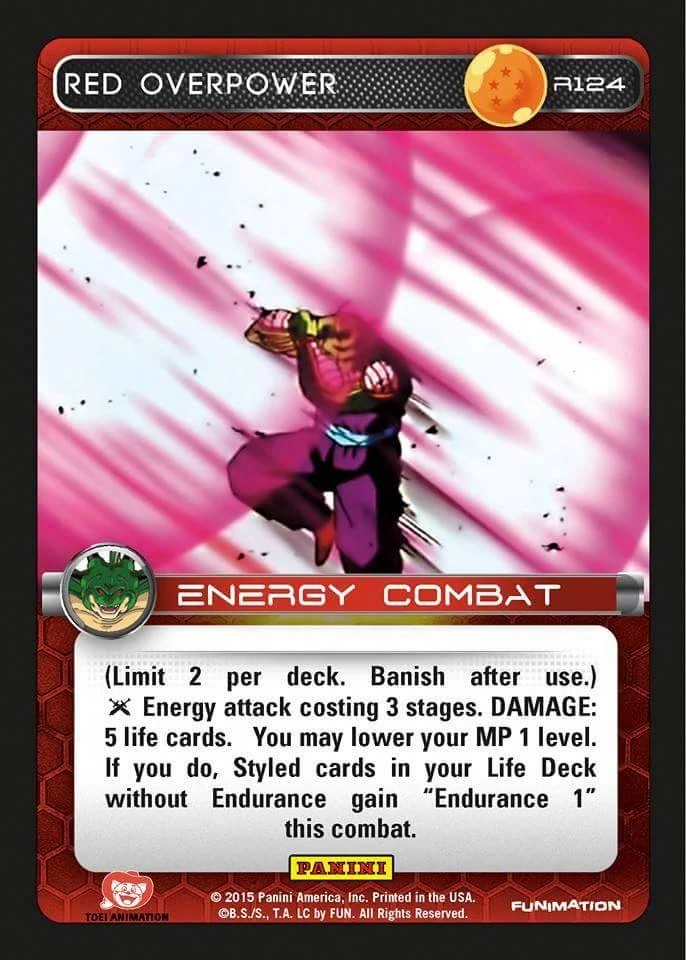 Red Overpower | DragonBallZTCG Wiki | Fandom