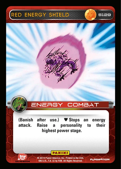 Red Energy Shield | DragonBallZTCG Wiki | Fandom