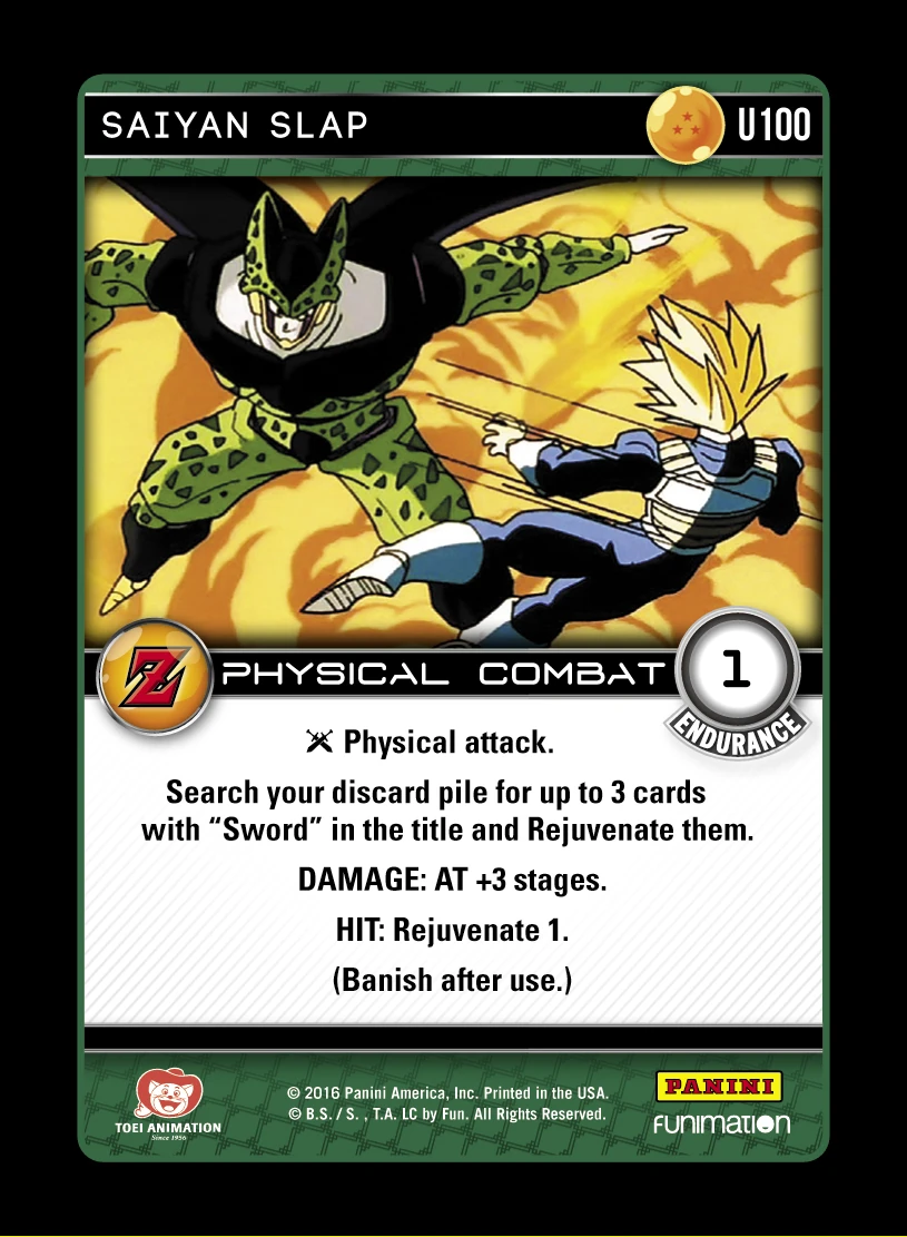 Saiyan Slap | DragonBallZTCG Wiki | Fandom
