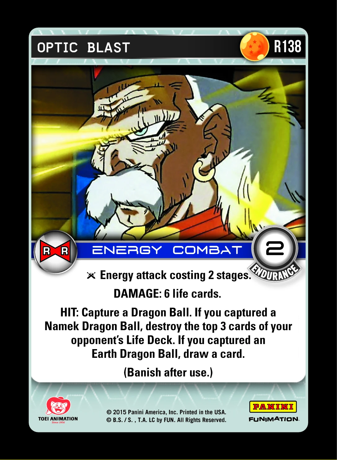 Optic Blast | DragonBallZTCG Wiki | Fandom
