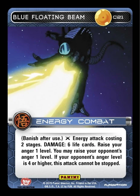Blue Floating Beam | DragonBallZTCG Wiki | Fandom
