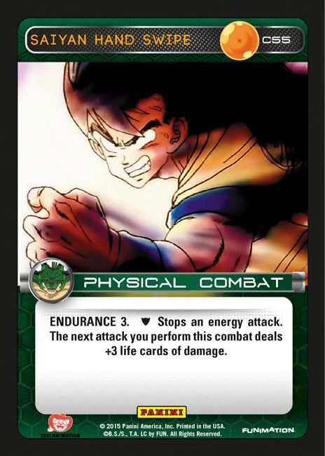 Saiyan Hand Swipe | DragonBallZTCG Wiki | Fandom